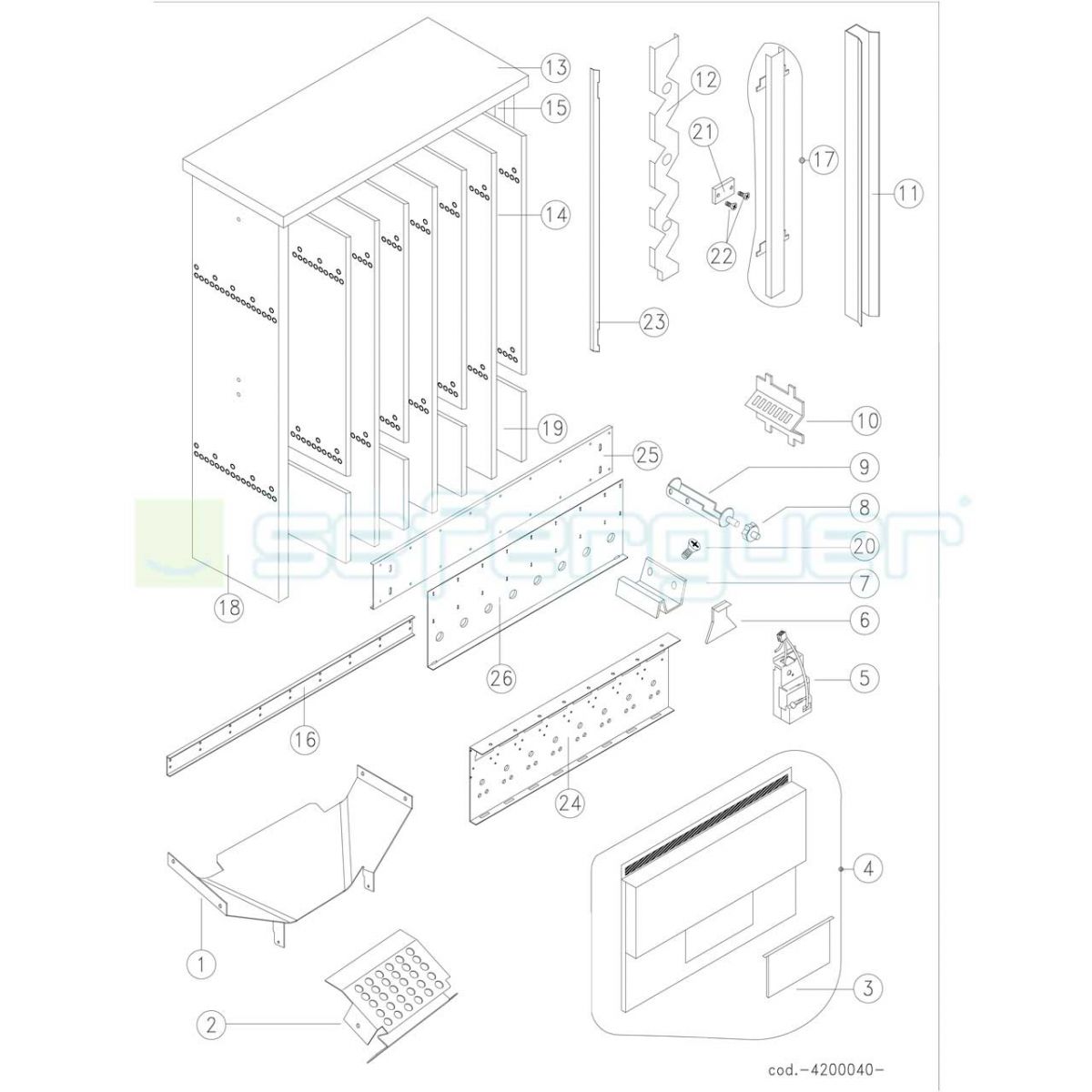 CONJUNTO EXTRACTOR ARTIC-POLAR 24V | Seferguer, máquinas de vending