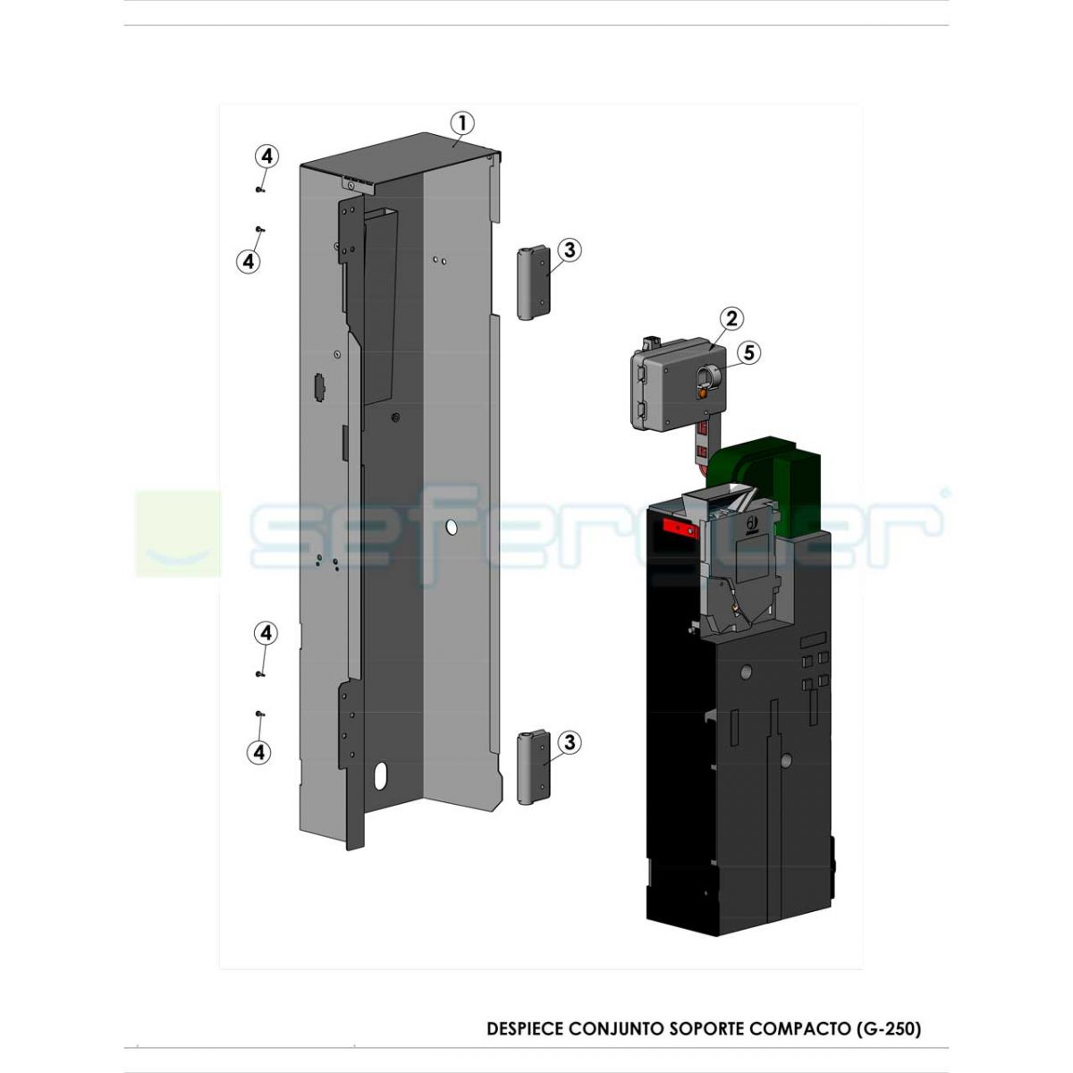BRIDA EX WCH-500 (richco) | Seferguer, máquinas de vending