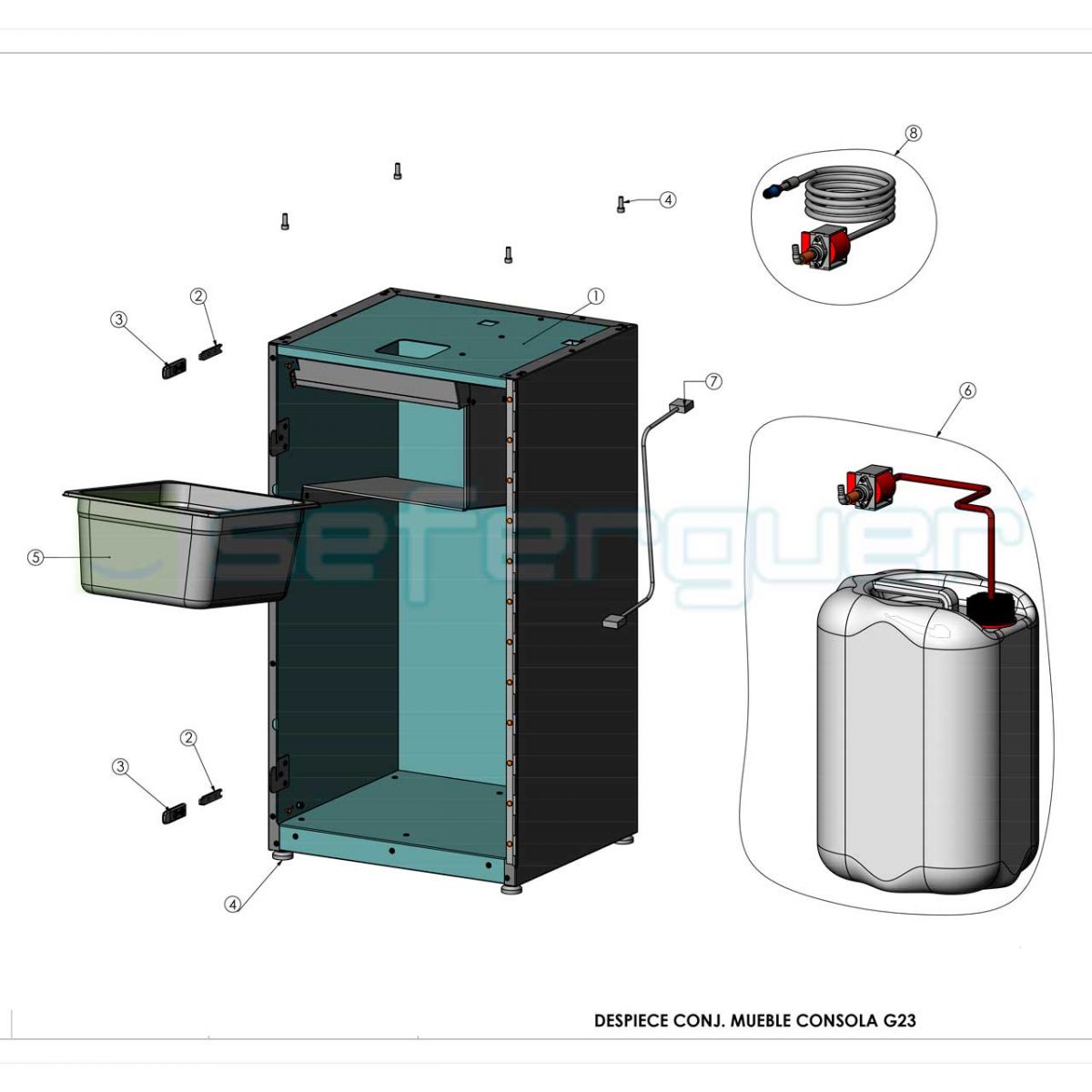 Coffeemar Bluetec G23 | Seferguer, máquinas de vending